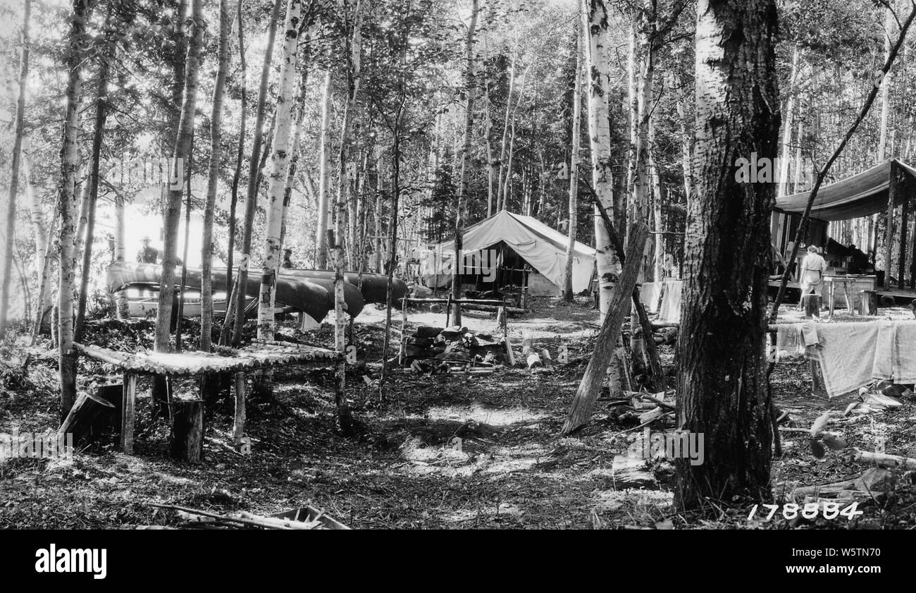 Photograph of Girl Scout Camp on Hungry Jack Lake; Scope and content ...