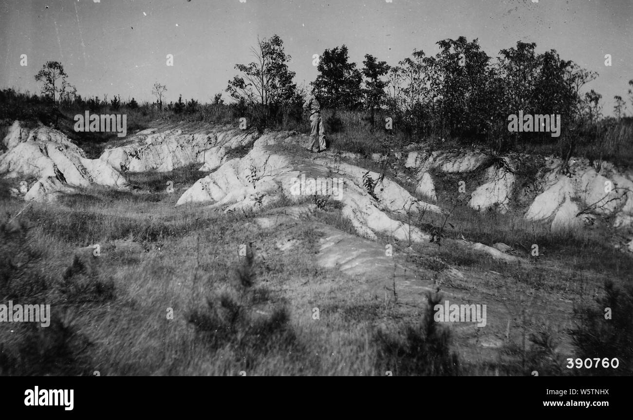 Photograph of Gully in Foreground; Scope and content: Original caption ...
