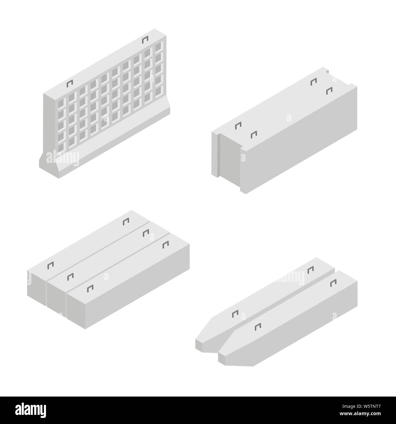 Precast concrete construction Stock Vector Images - Alamy