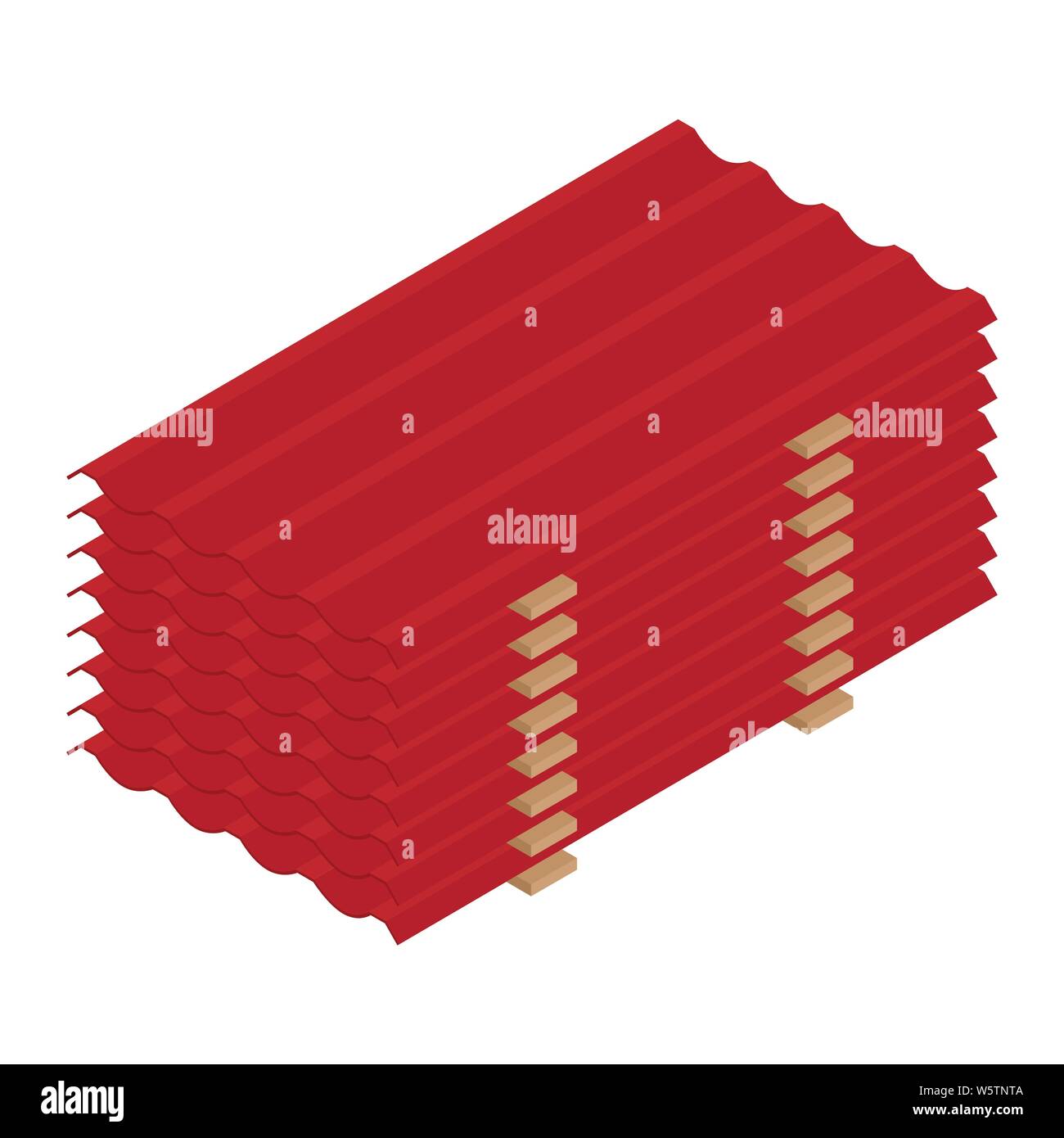 Stack roof tiles Stock Vector Images - Alamy