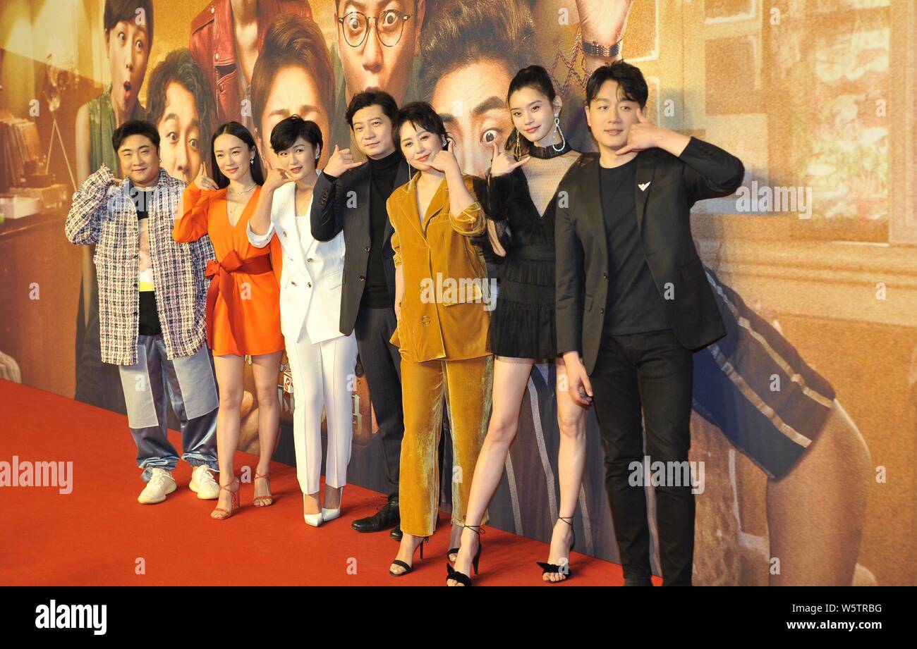 (From right) Chinese actor Tong Dawei, model Xi Mengyao, better known ...