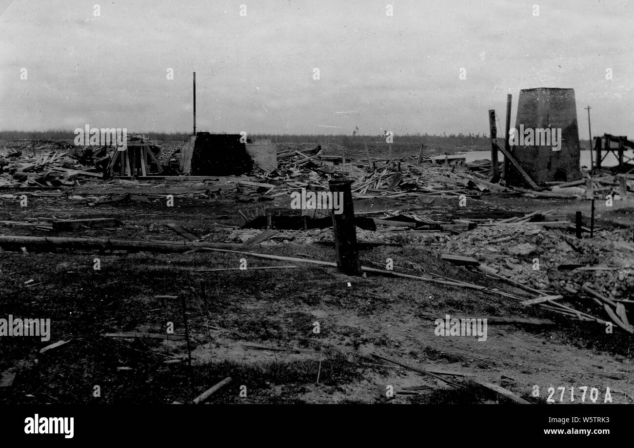 Photograph of Lewiston, Michigan; Scope and content: Original caption ...