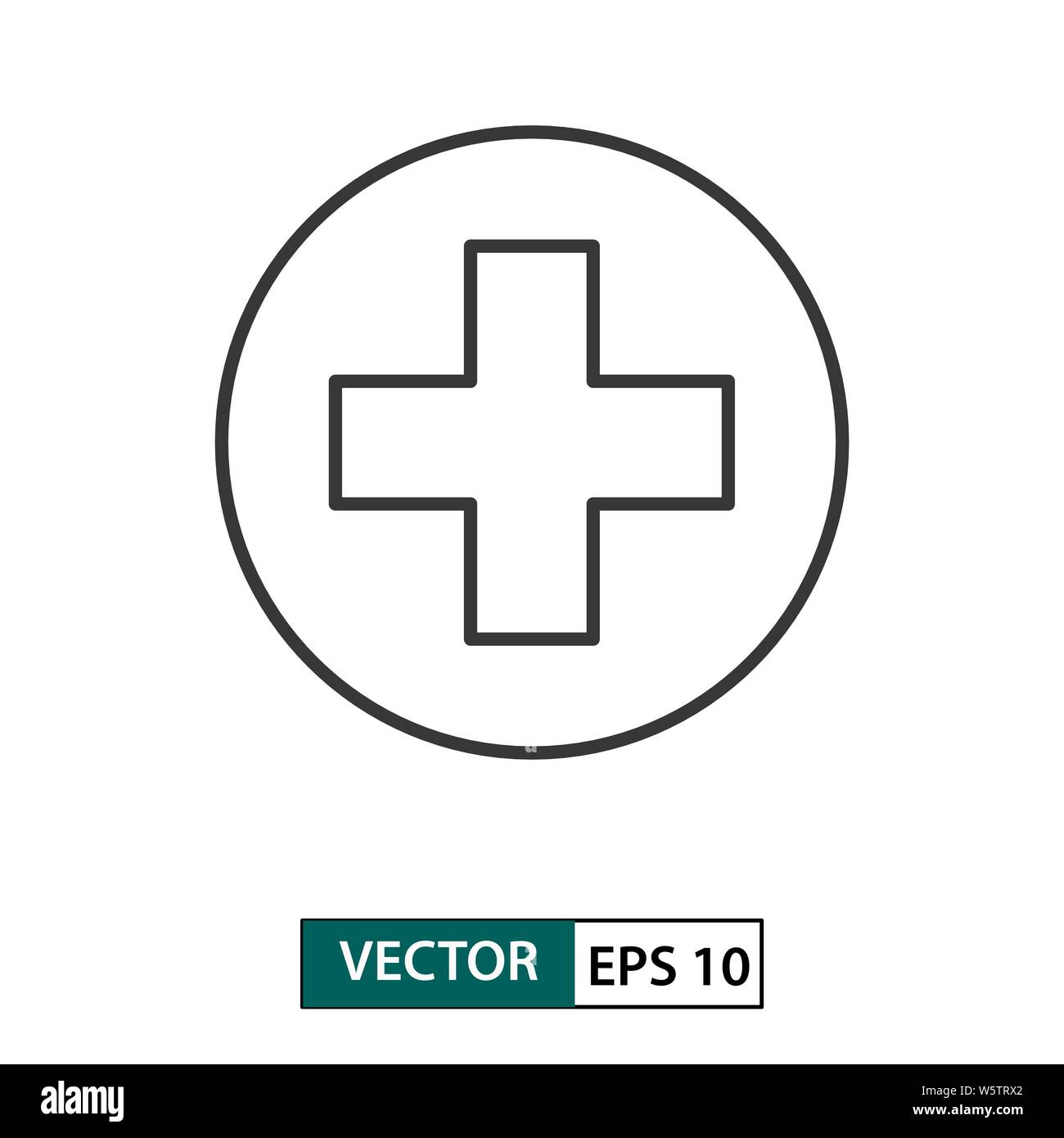 First Aid Symbol Outline