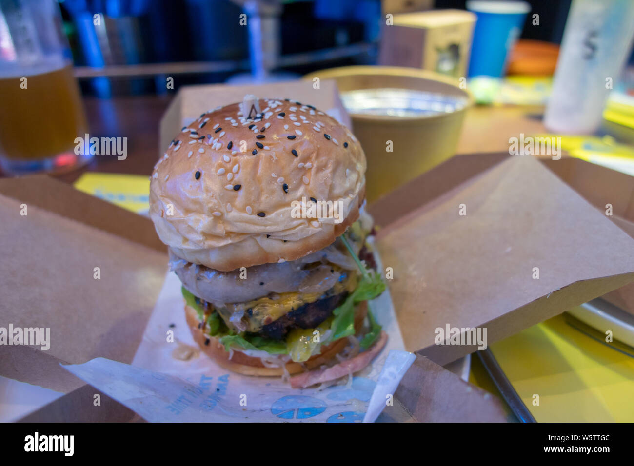 View of the world's tenth and Asia's third spaceship-themed restaurant ...