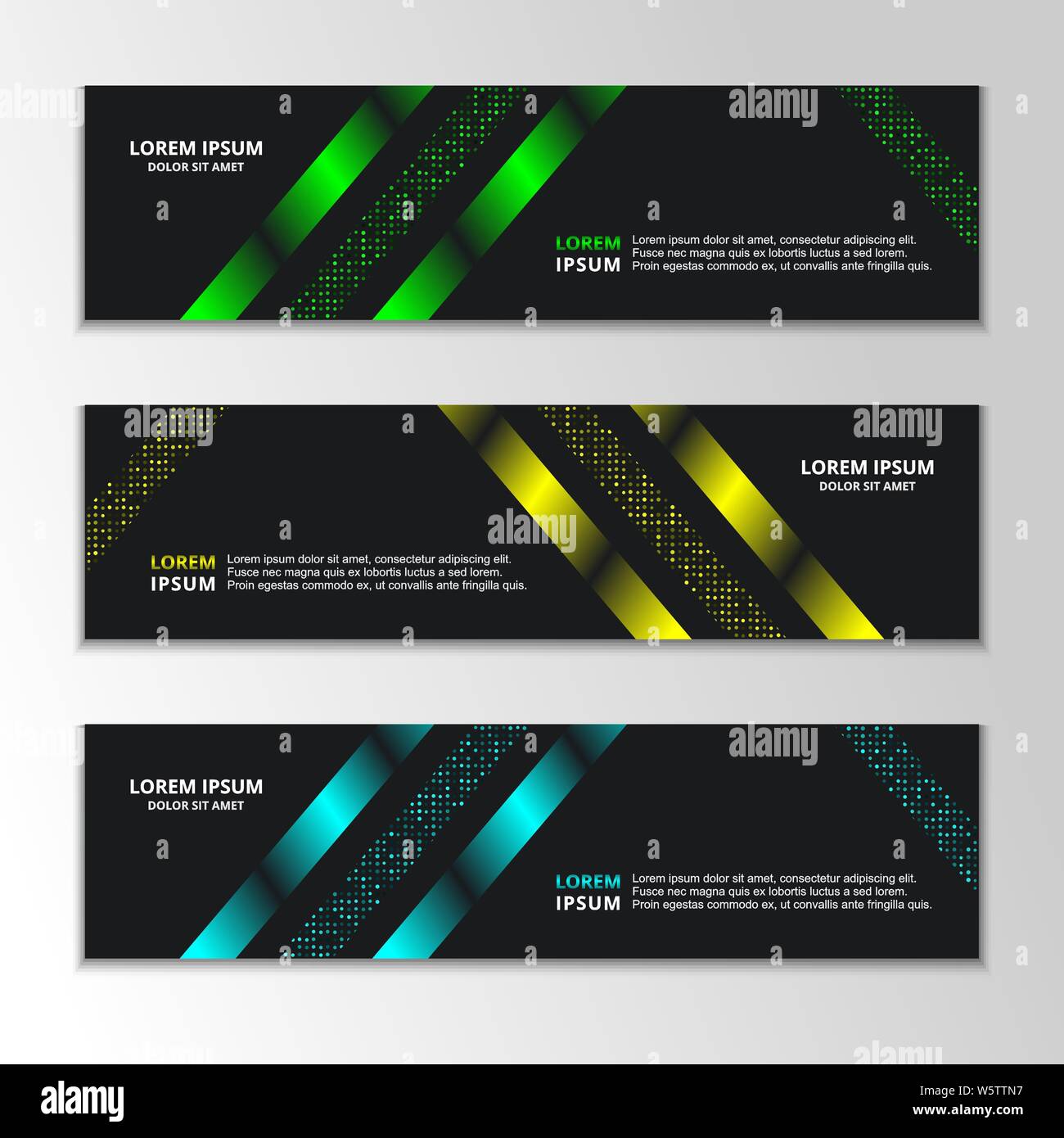 Black Background with Glowing neon promotion banner template, modern ...