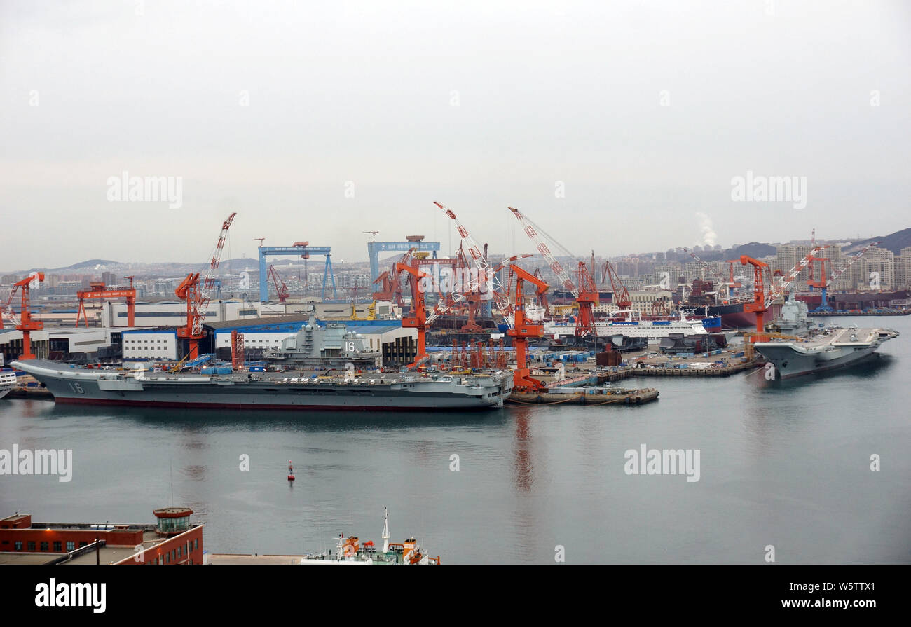 Dalian shipbuilding industry hi-res stock photography and images - Alamy