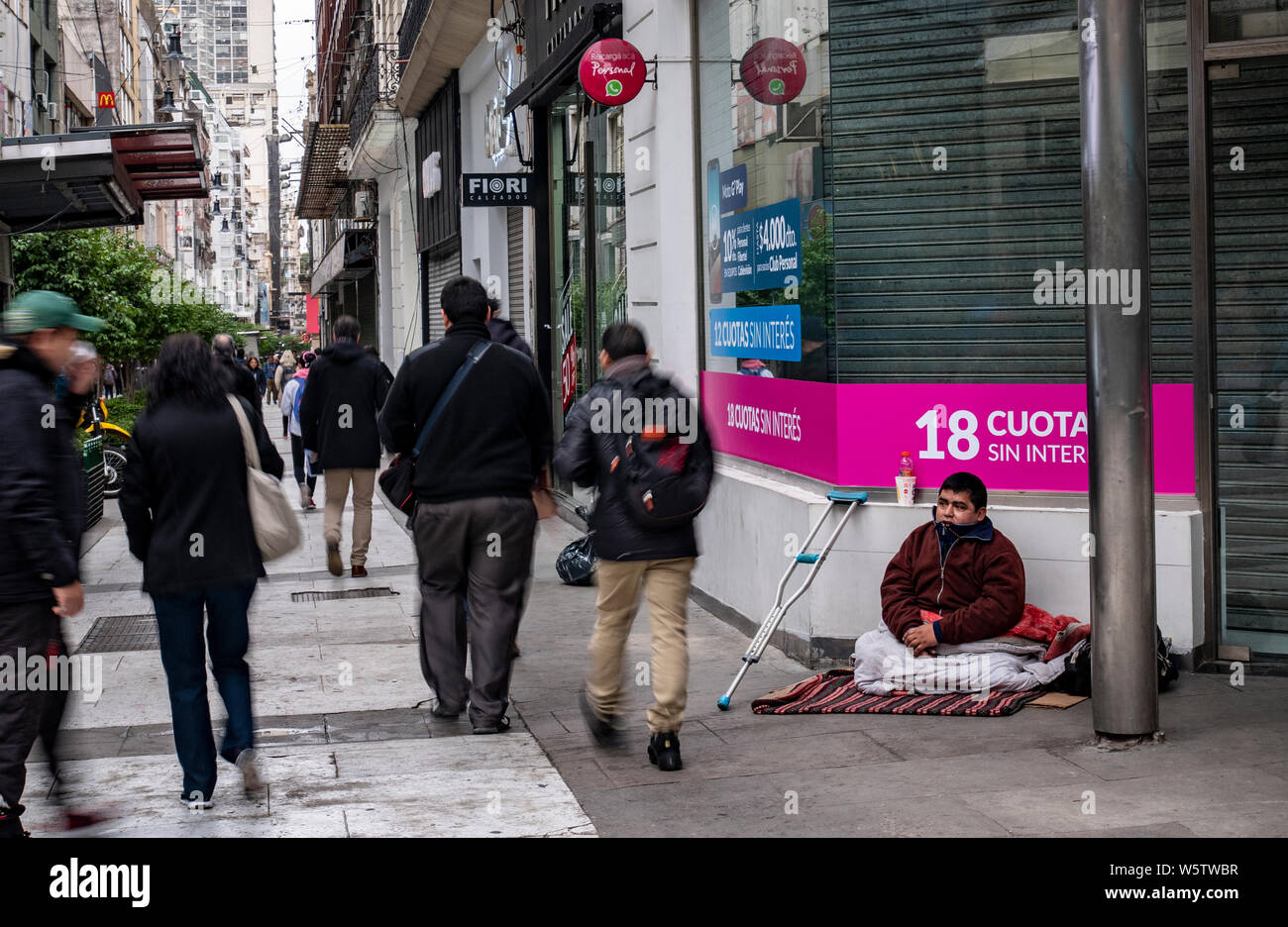Buenos Aires, 23 de Julio de 2019. La crisis económica golpea Argentina ...