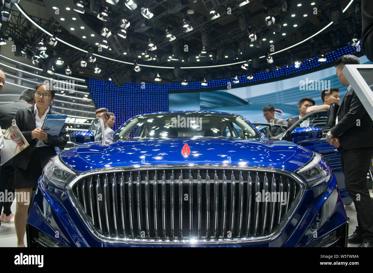 --FILE--A Hongqi (Red Flag) H5 sedan of China FAW Group Corp. is on ...