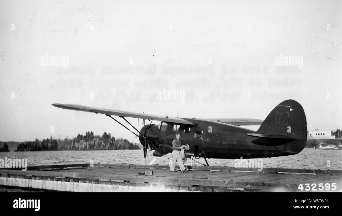 Photograph of Noorduyn Norseman Plane at Ely, Minnesota; Scope and ...