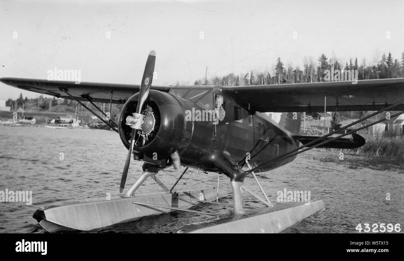Photograph of Noorduyn Norseman Plane at Ely, Minnesota; Scope and ...