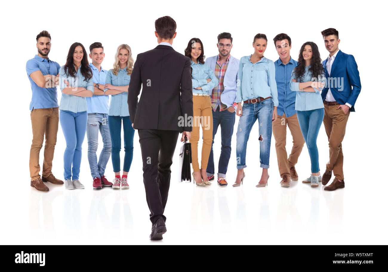 Many people walking background view Cut Out Stock Images & Pictures - Alamy