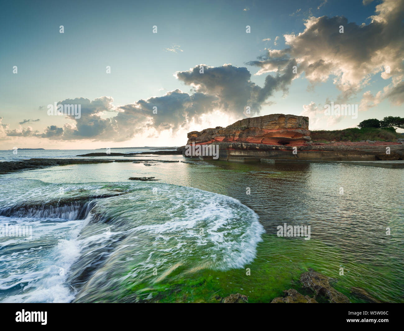 Sunrise in pink rocks, ( Turkiss; Pembe Kayalar ) Kefken, Kocaeli ...