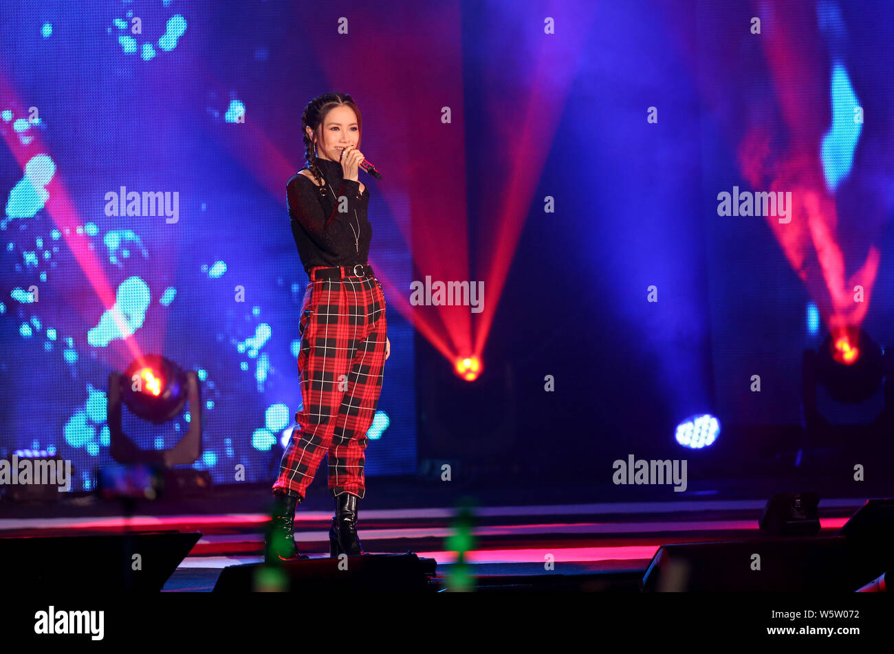 **TAIWAN OUT**Hong Kong singer Gloria Tang Tsz-kei, better known by her ...