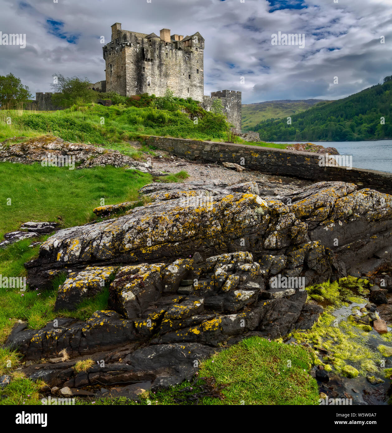 Elian Donan Castle, Scottish Highland, UK Stock Photo - Alamy