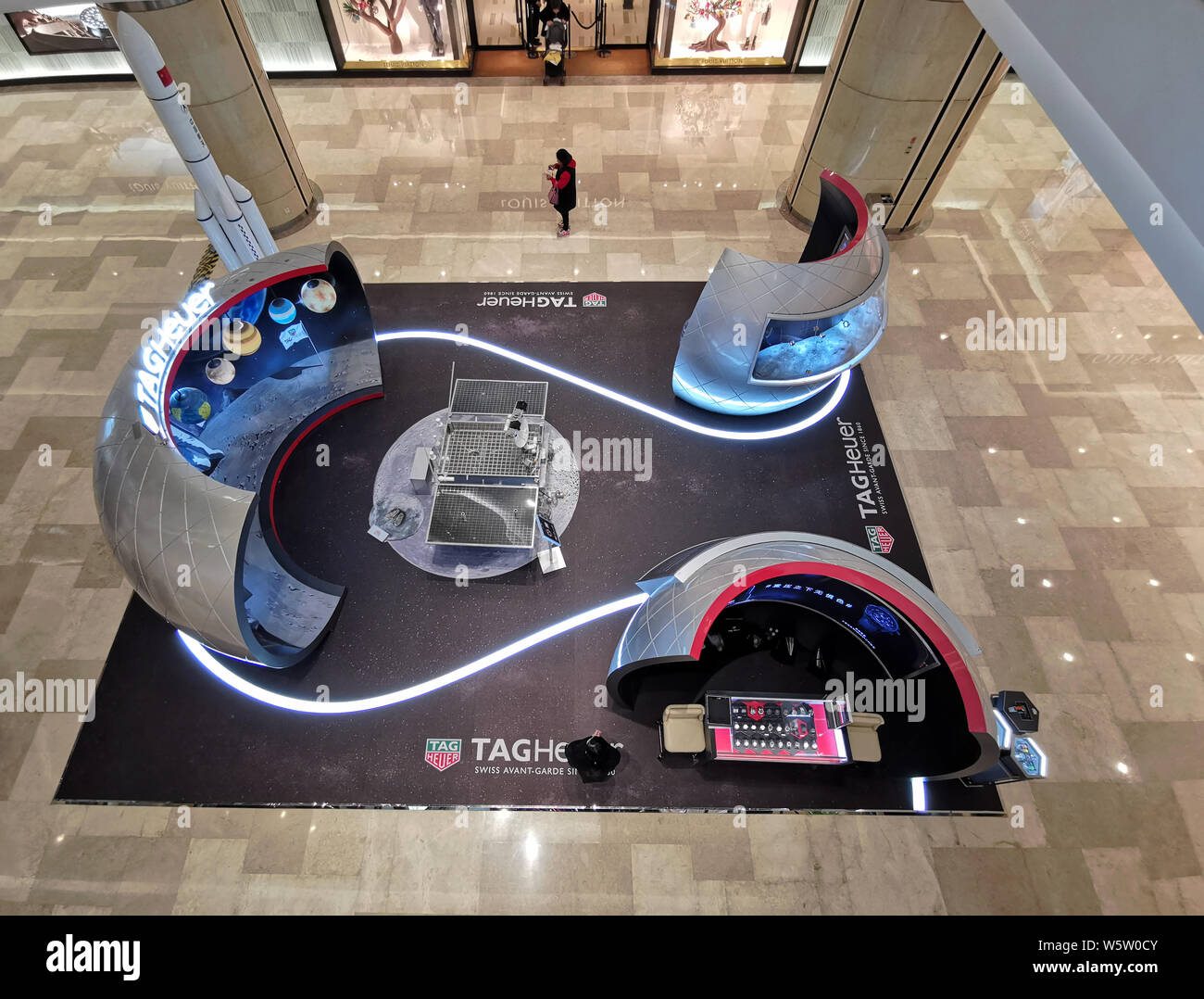 The models of China's first moon rover The Jade Rabbit and China's ...
