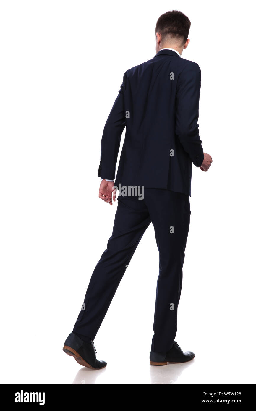 Man In Suit Walking Back View Man In Suit Walking Away Images