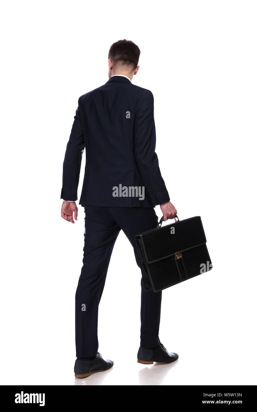 Businessman Full Body Back