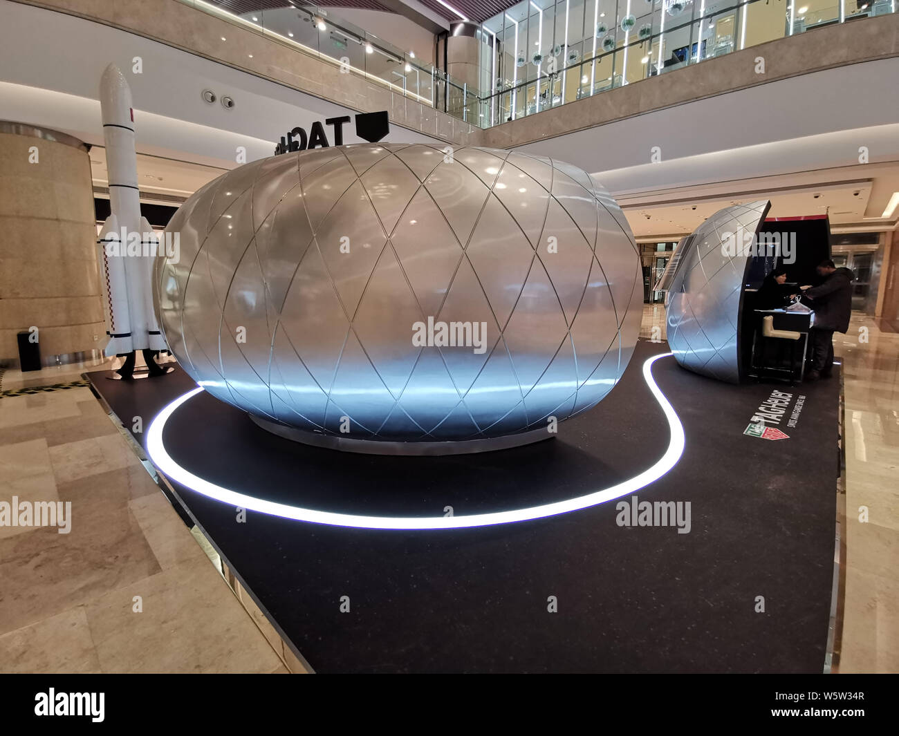 The models of China's first moon rover The Jade Rabbit and China's ...