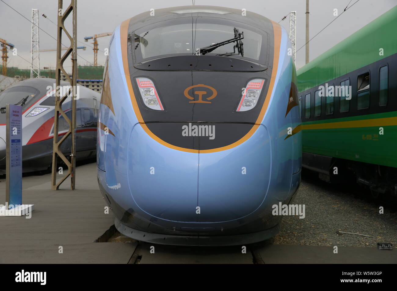 The CR300BF, which could carry 613 passengers at the maximum capacity ...