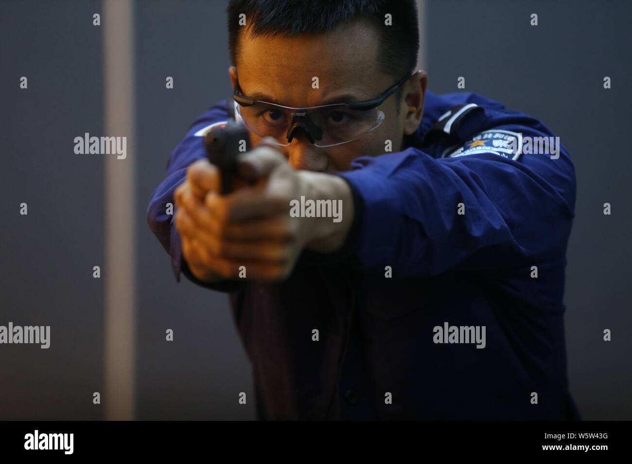 Fang Gang from the Anti-Terror and SWAT team of Beijing Public Security ...