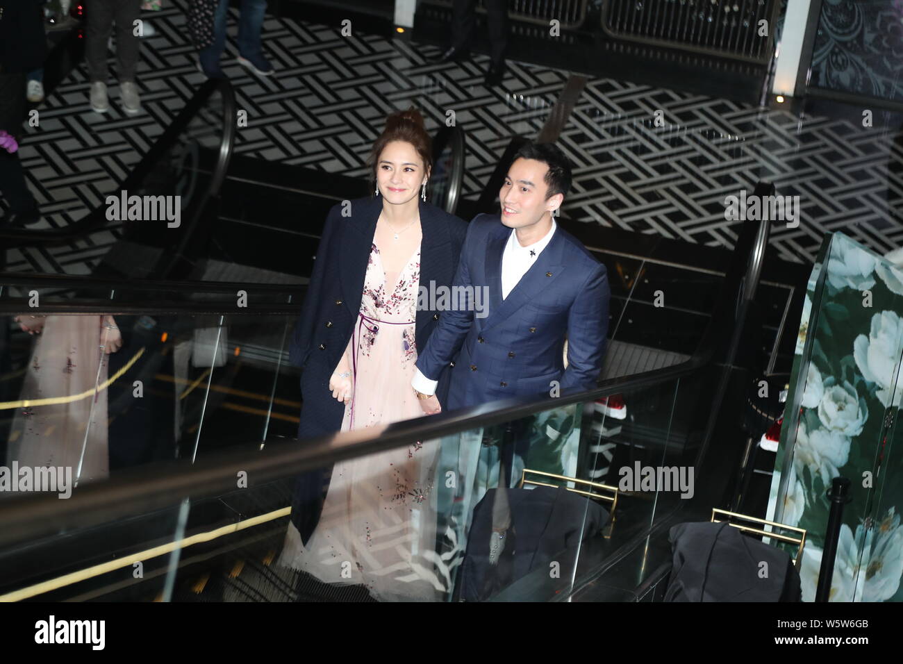 Hong Kong singer and actress Gillian Chung, left, of pop duo Twins, and ...