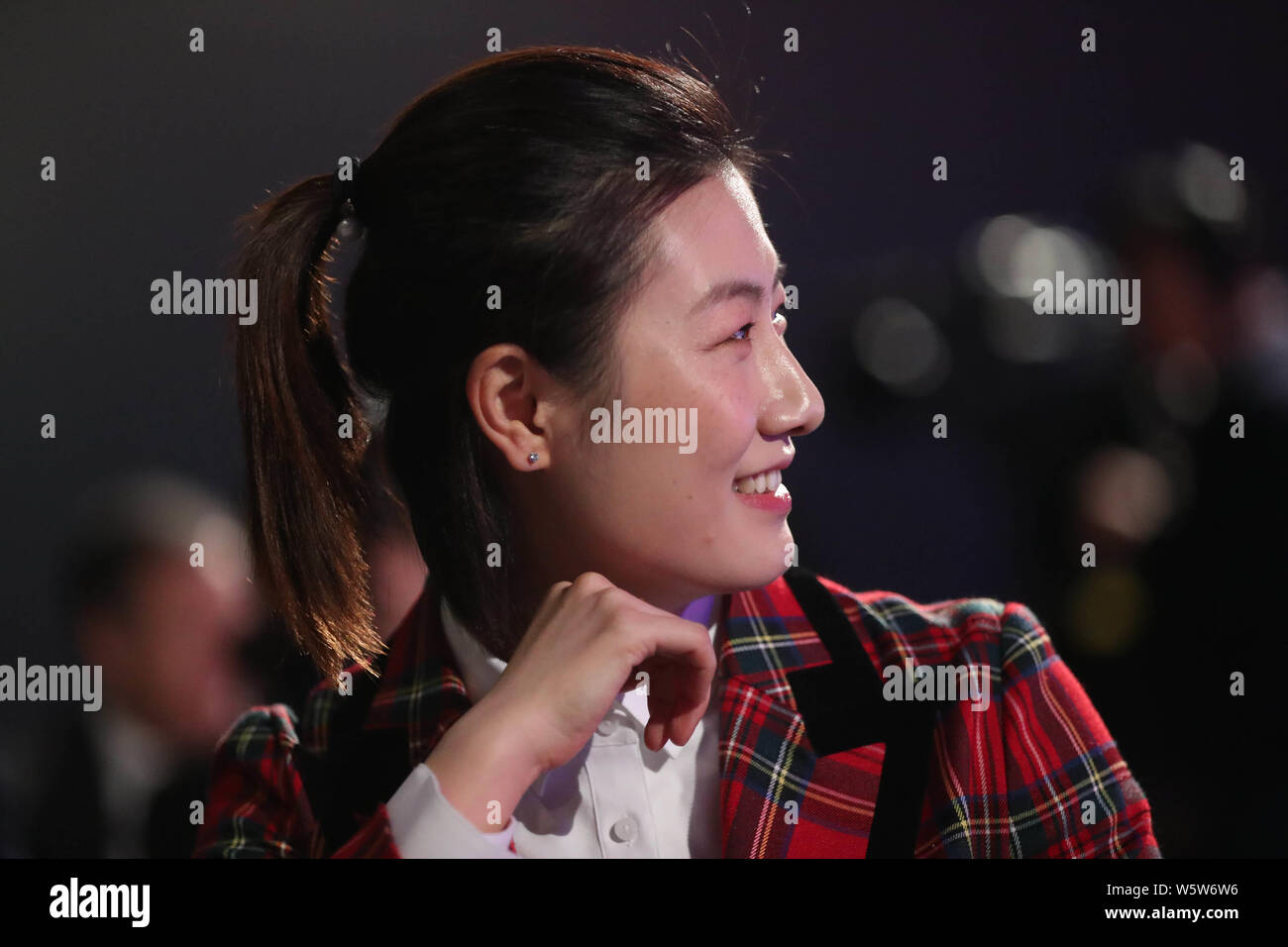 Chinese table tennis player Ding Ning attends the Star Awards of the ...