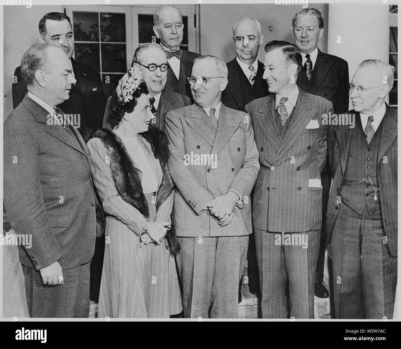 Edward truman Black and White Stock Photos & Images - Alamy