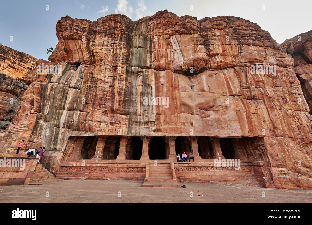 Badami caves, Karnataka, India Stock Photo - Alamy