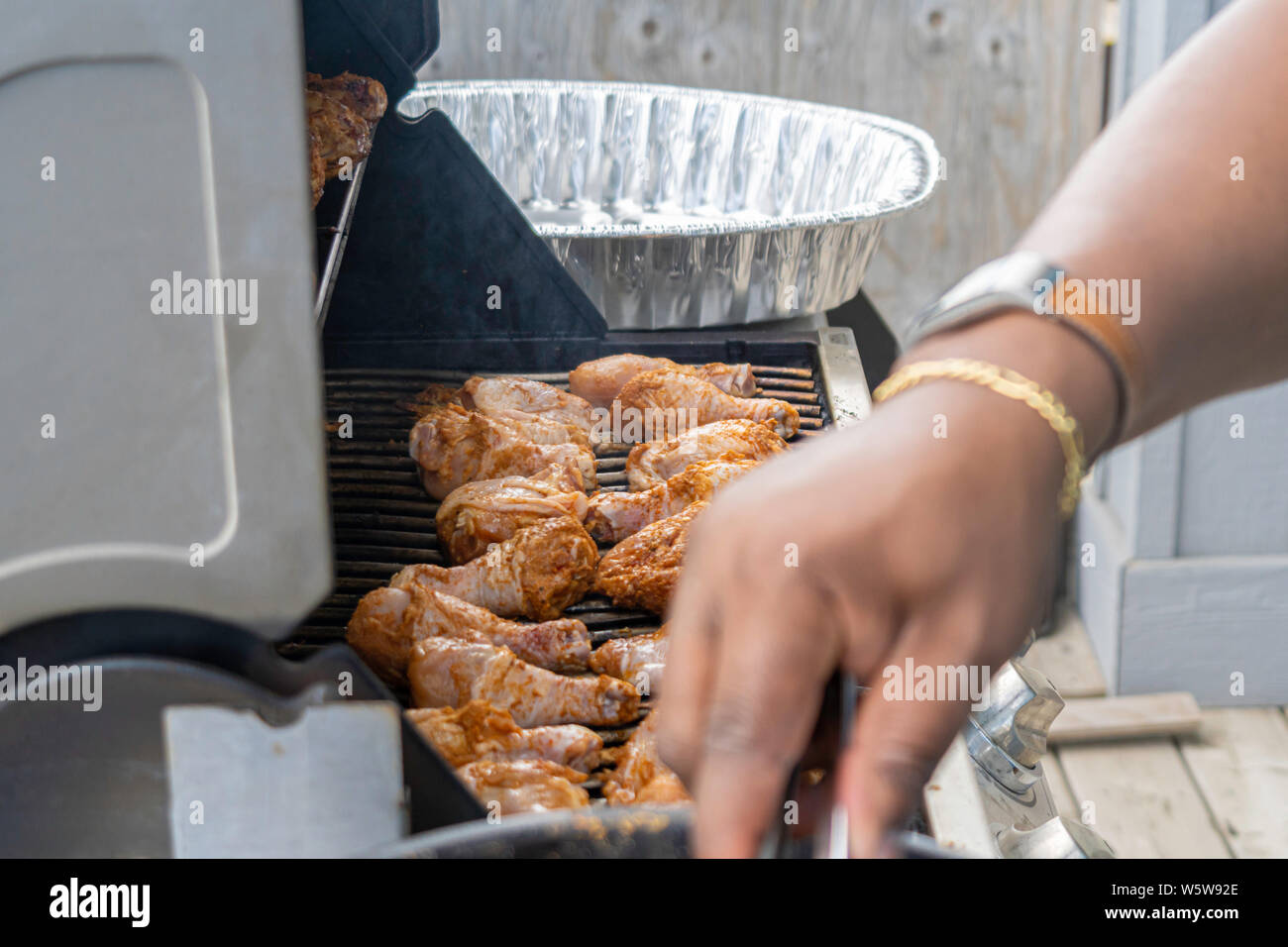 African american barbecue hi-res stock photography and images - Alamy