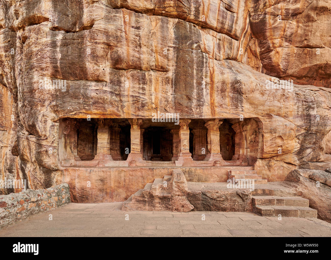 Badami caves, Karnataka, India Stock Photo - Alamy