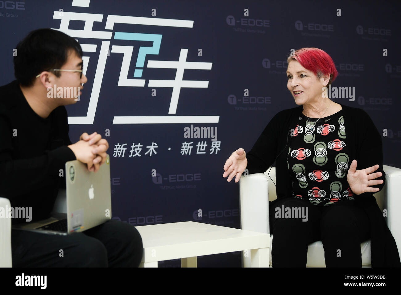 Andra Keay, Managing Director of Silicon Valley Robotics, attends an ...