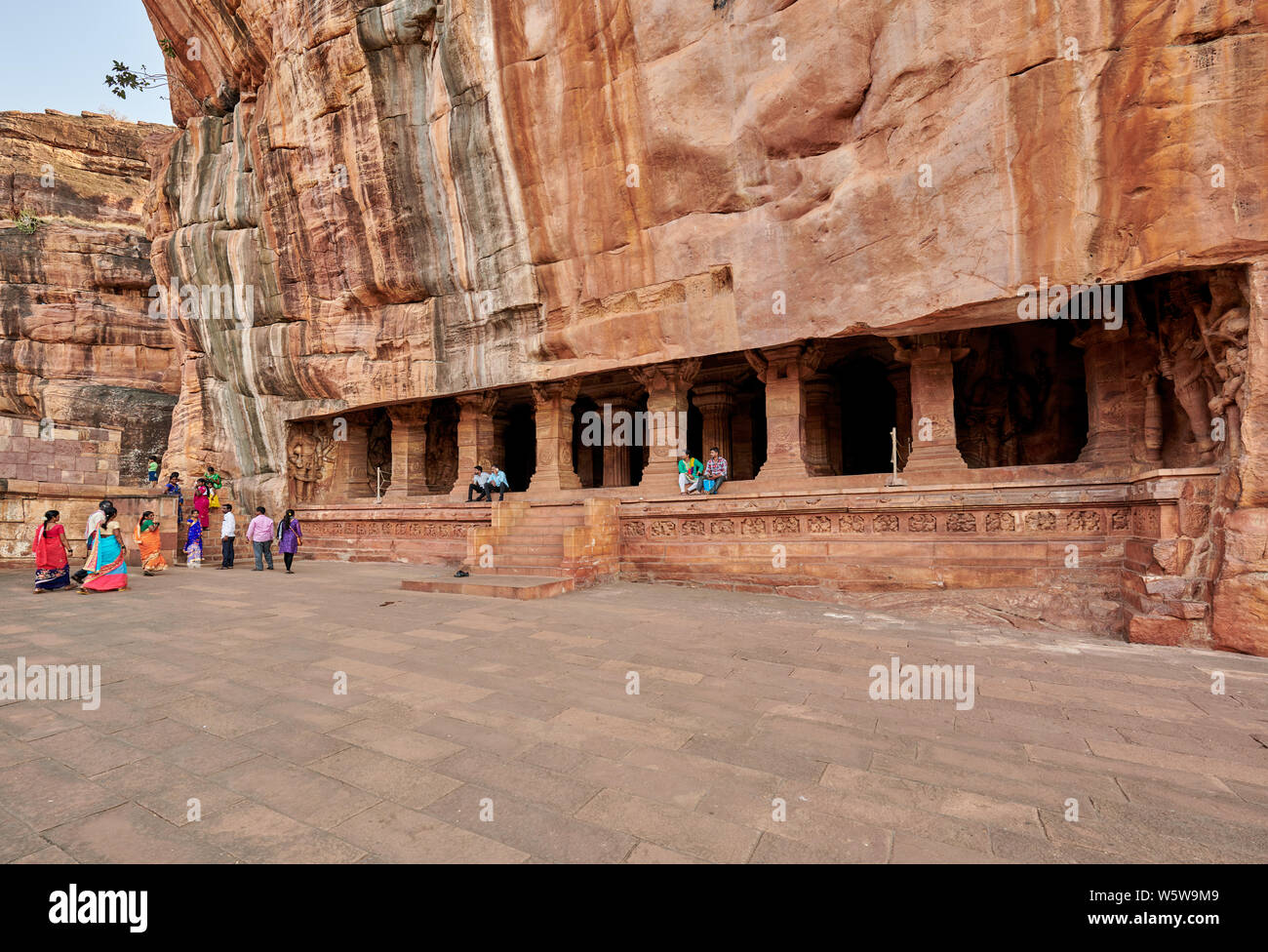 Badami caves, Karnataka, India Stock Photo - Alamy