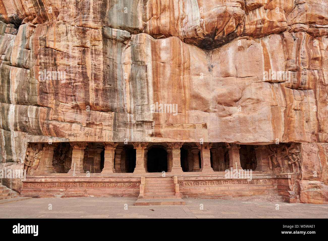 Badami caves, Karnataka, India Stock Photo - Alamy