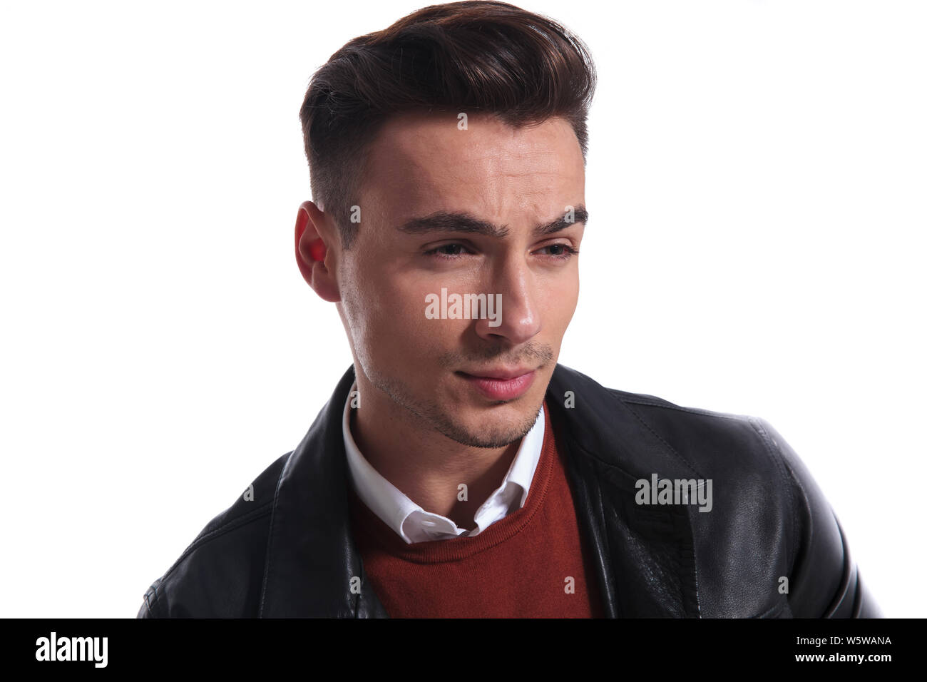 Man's head side view hi-res stock photography and images - Alamy