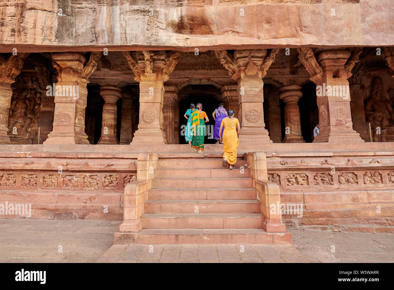 Badami caves, Karnataka, India Stock Photo - Alamy
