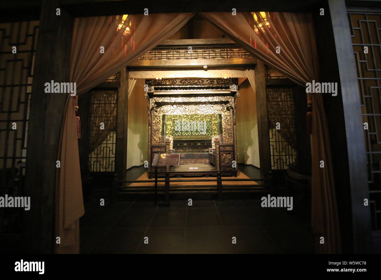 The "World's Number 1 Bed", one of the country's most ornate beds ...