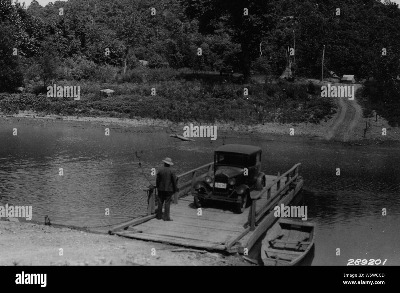 Photograph of Rattle Snake Ferry on Big Muddy River; Scope and content ...