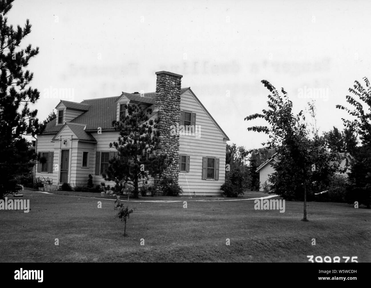 Photograph of Ranger's Dwelling; Scope and content: Original caption ...