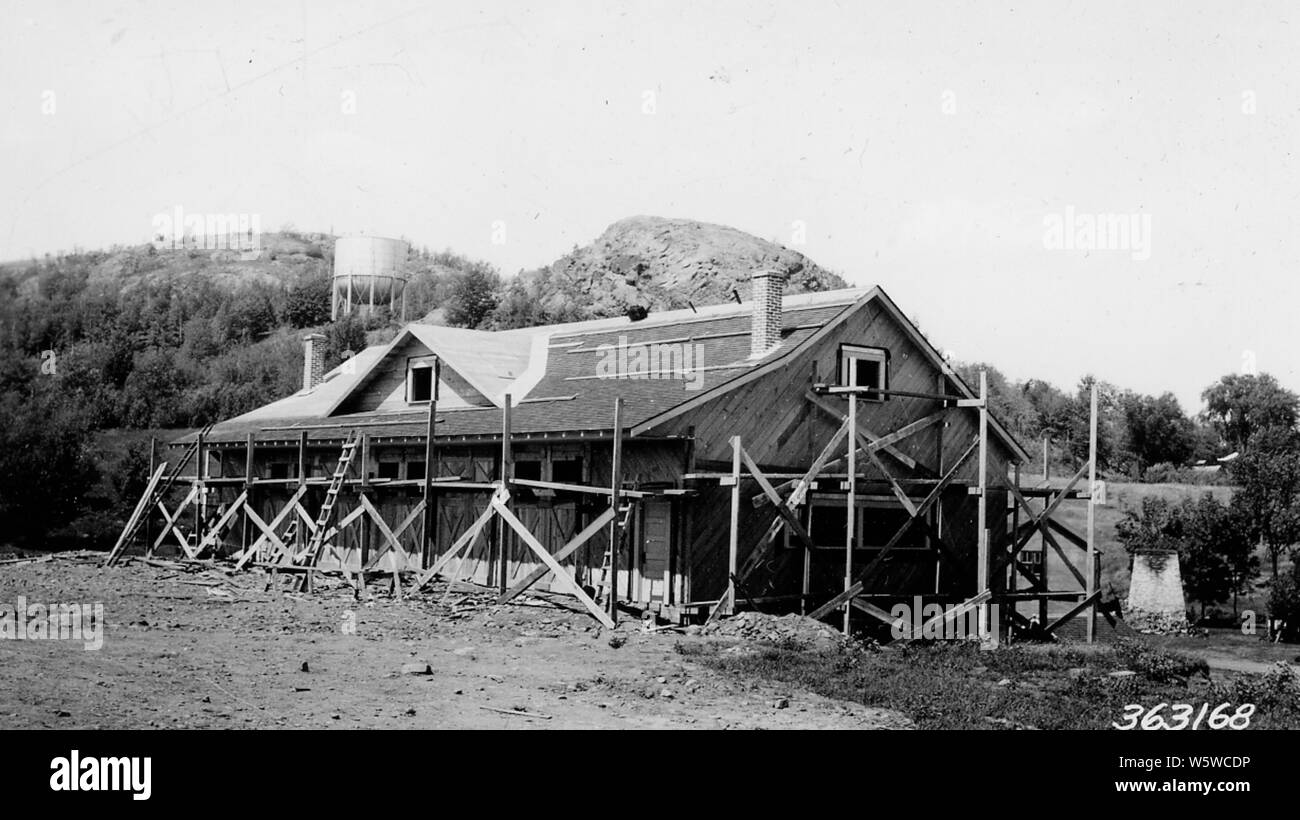 Photograph of Ranger Station Warehouse in Bessemer, Michigan; Scope and ...