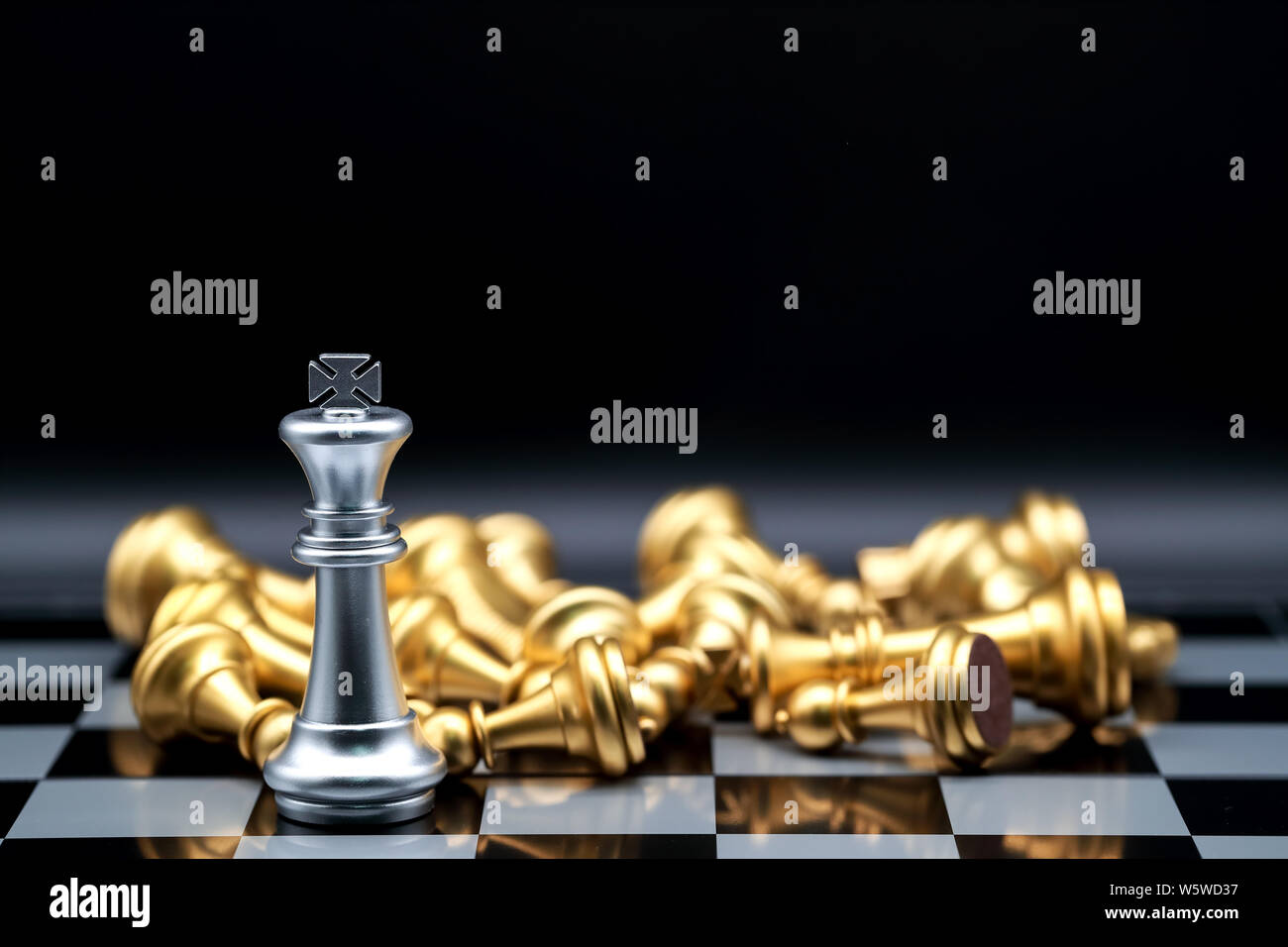 Chess business idea for competition, success and leadership concept ...