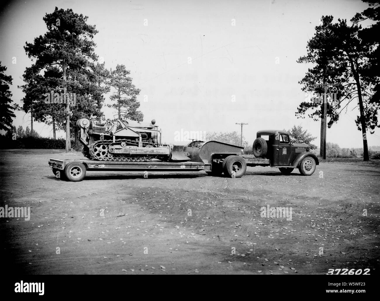 Photograph of Trailer; Scope and content: Original caption: GMC trailer ...