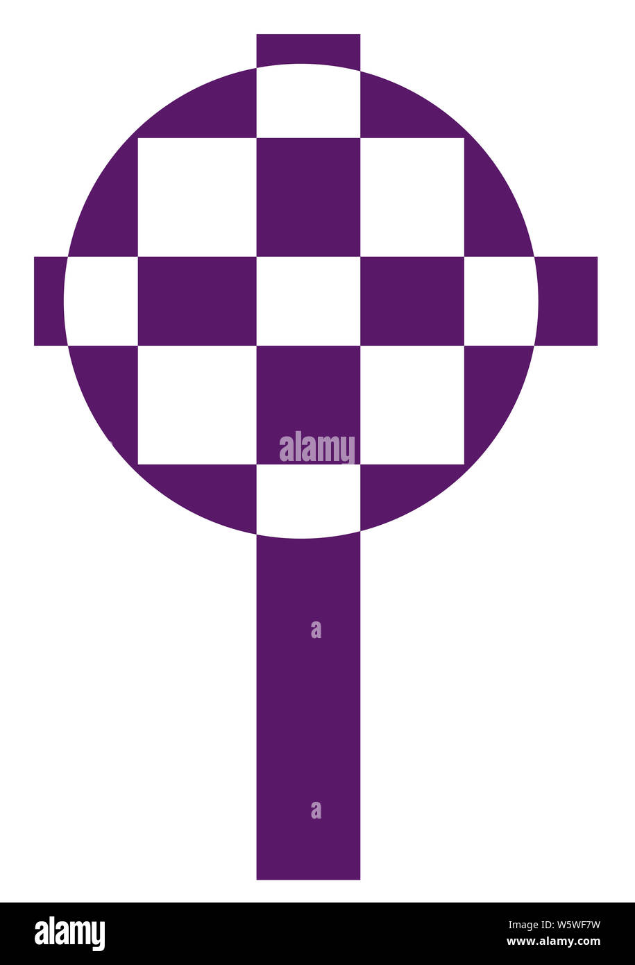 Geometric cross symbol on a white background Stock Photo - Alamy