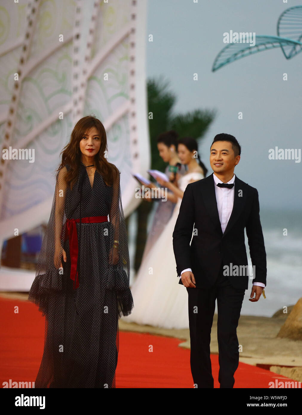 Chinese actress Zhao Wei, left, and Taiwanese actor and director Alec ...