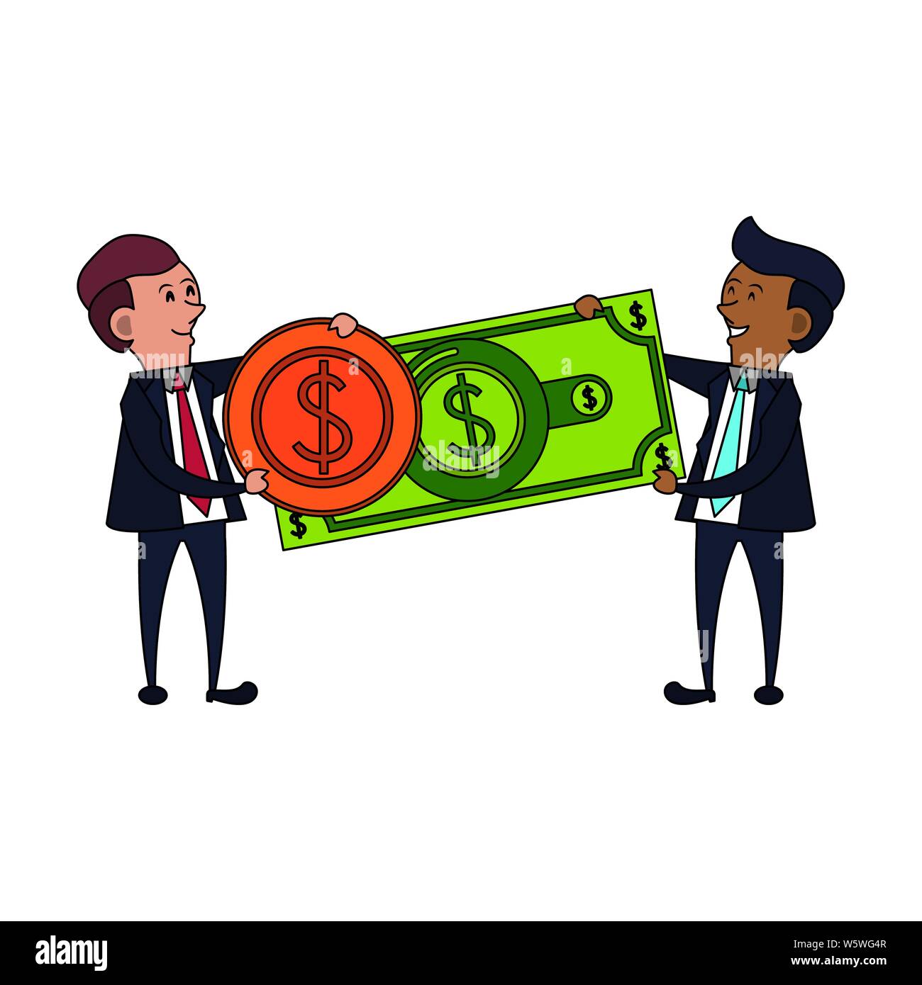 saving money finance banking cartoon Stock Vector Image & Art - Alamy