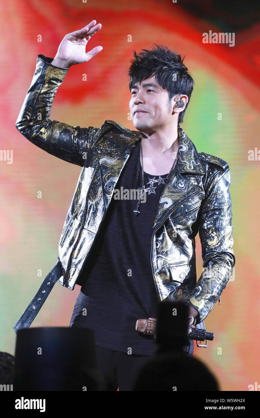 Taiwanese singer Jay Chou performs at the 12th Migu Music Awards in ...