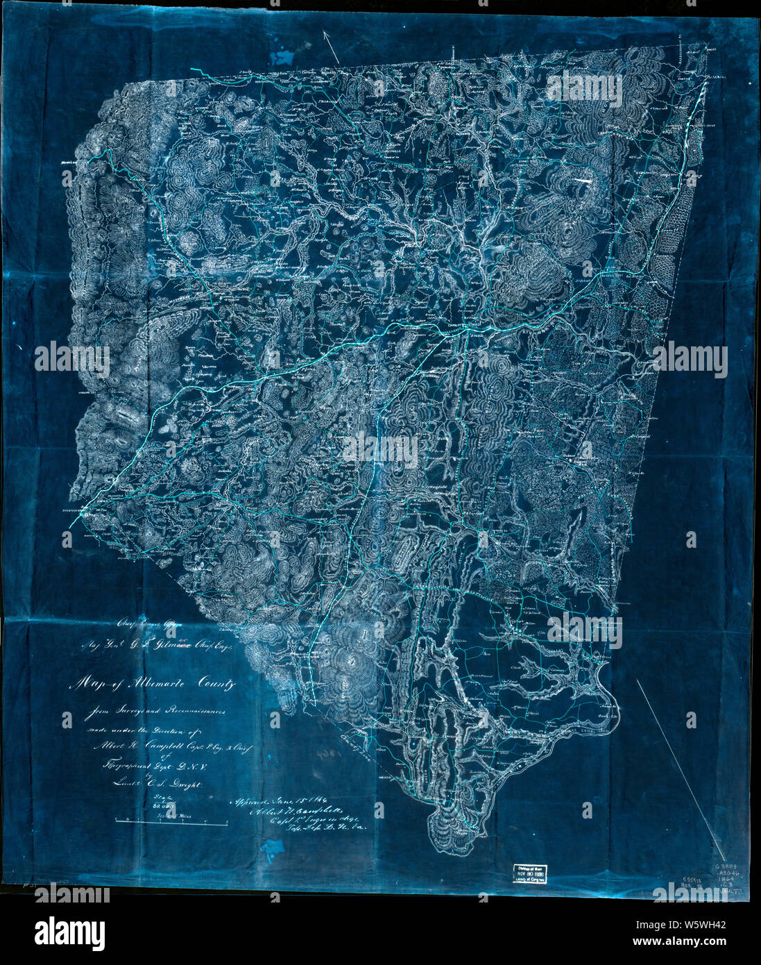 Map Of Albemarle High Resolution Stock Photography and Images - Alamy