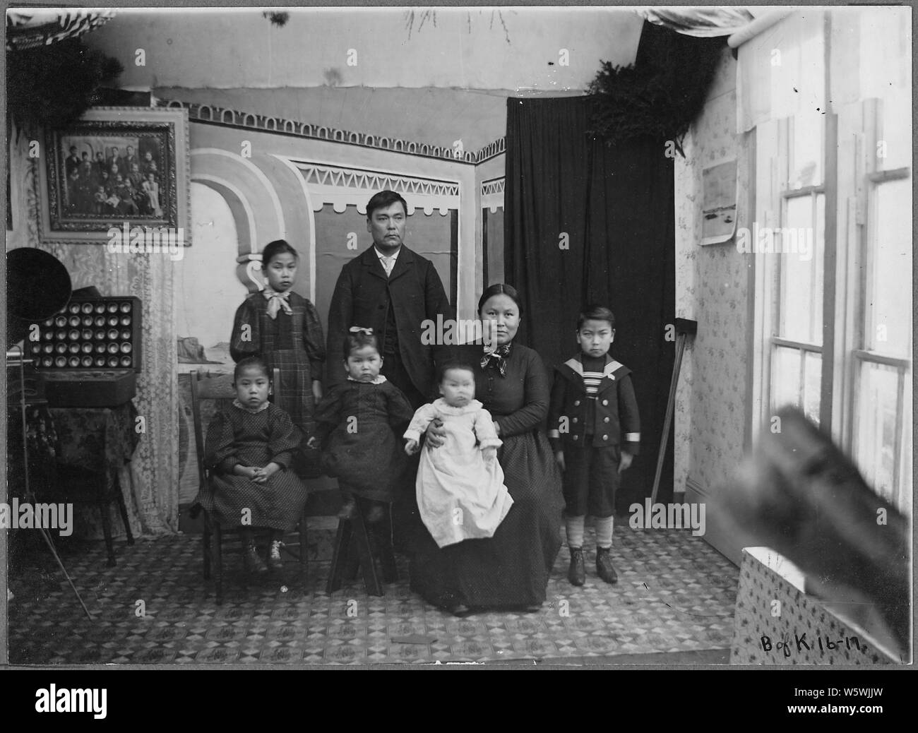 Photograph of an Indian family Stock Photo - Alamy