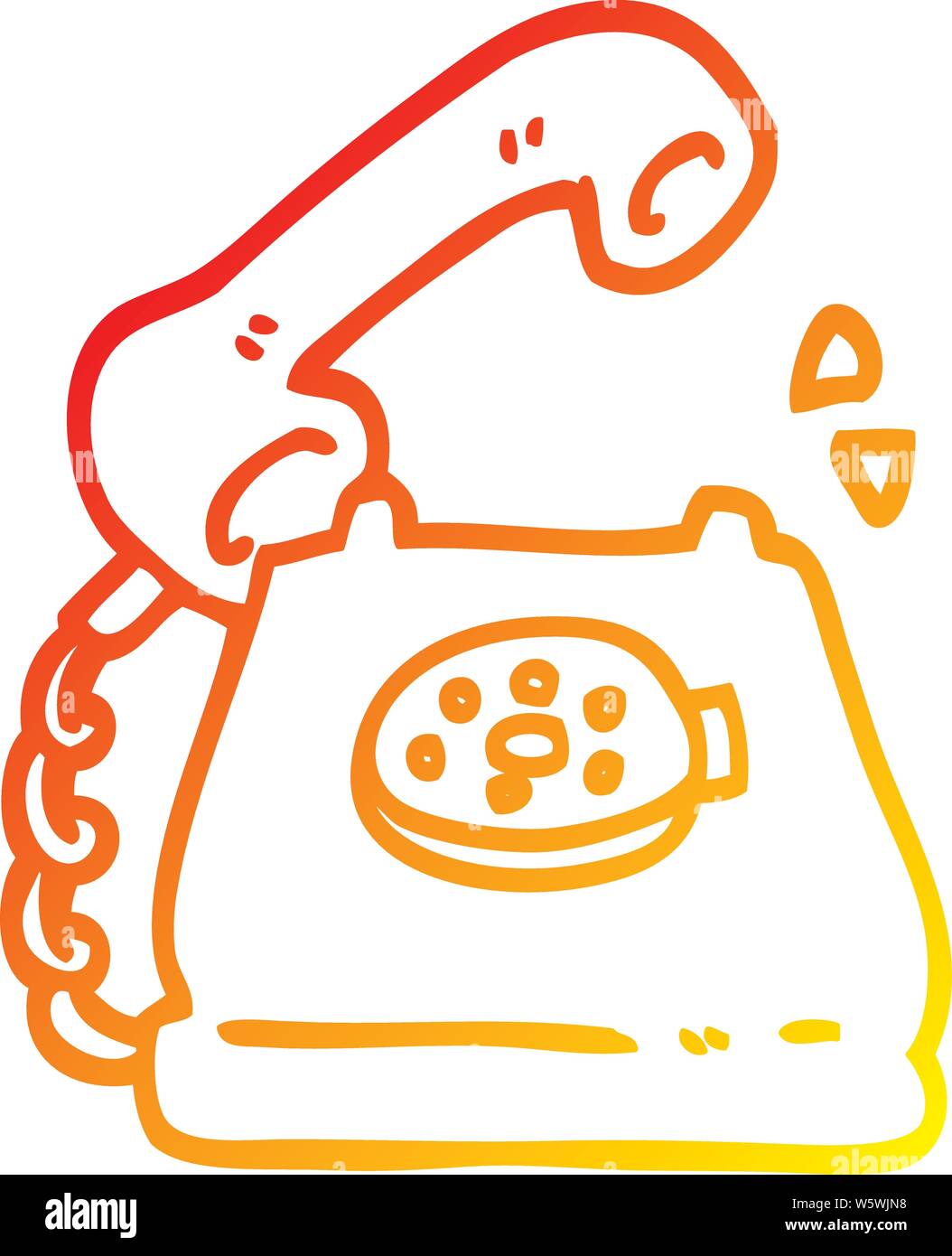 Ringing phone clipart hi-res stock photography and images - Alamy