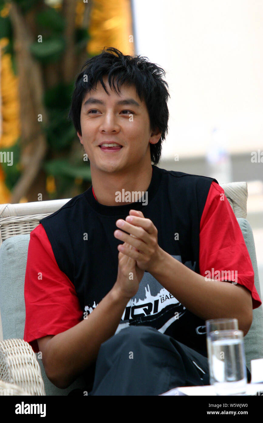 American-Hong Kong actor Daniel Wu attends a promotional event by a ...