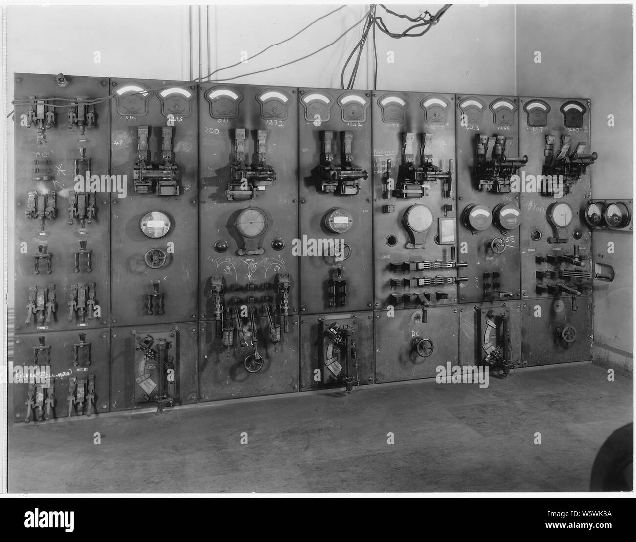 Photograph of control panel Stock Photo - Alamy